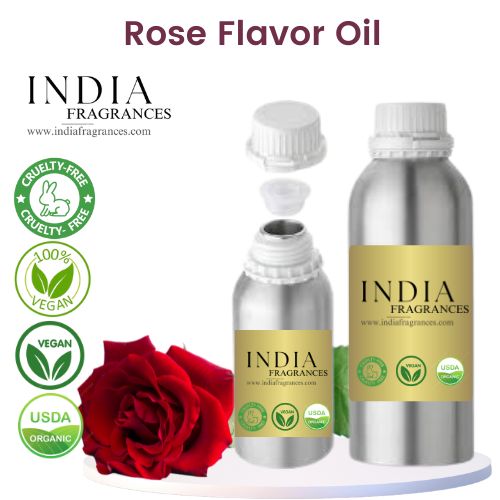 Rose Flavor Oil | Buy Rose Flavor Oil Wholesale | India Fragrances